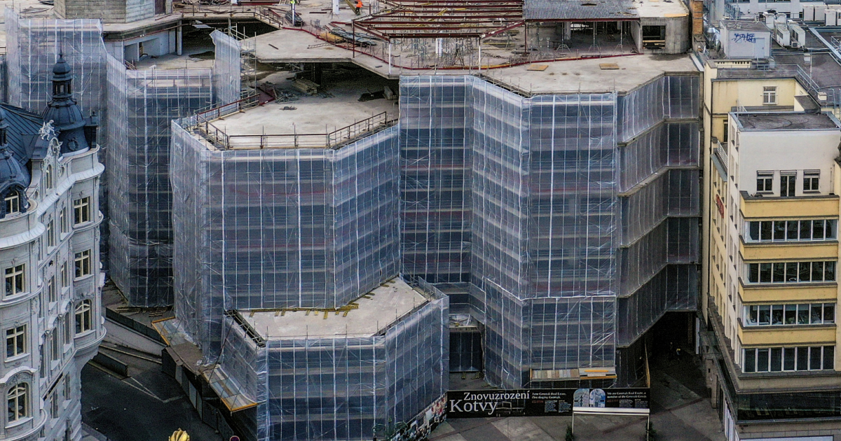 Sanace azbestu obchodního domu Kotva úspěšně dokončena | Newstream